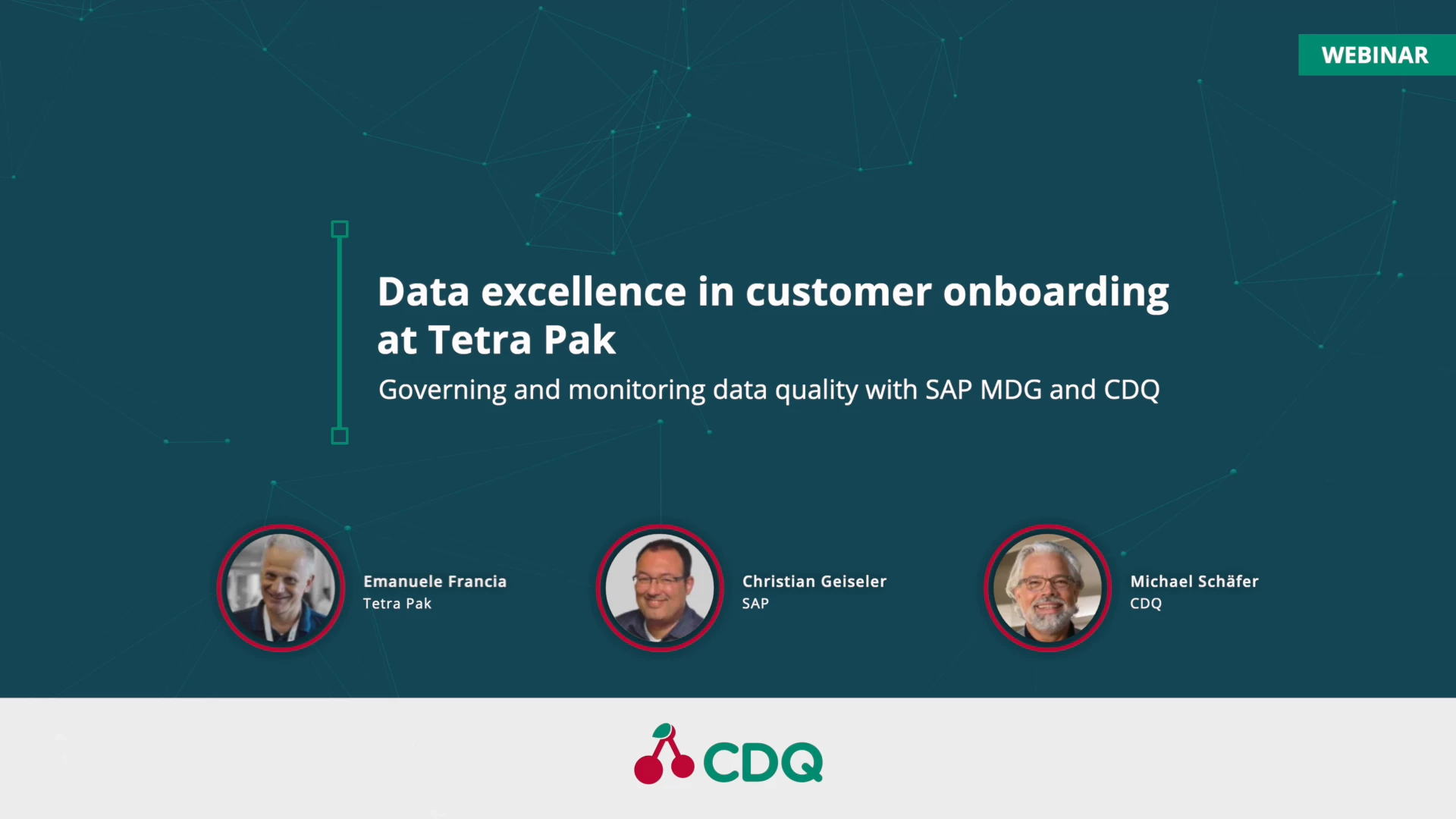 Data excellence in customer onboarding at Tetra Pak | CDQ